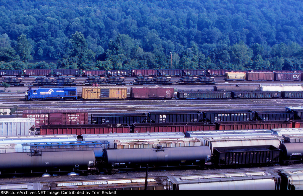 Local working through the yard